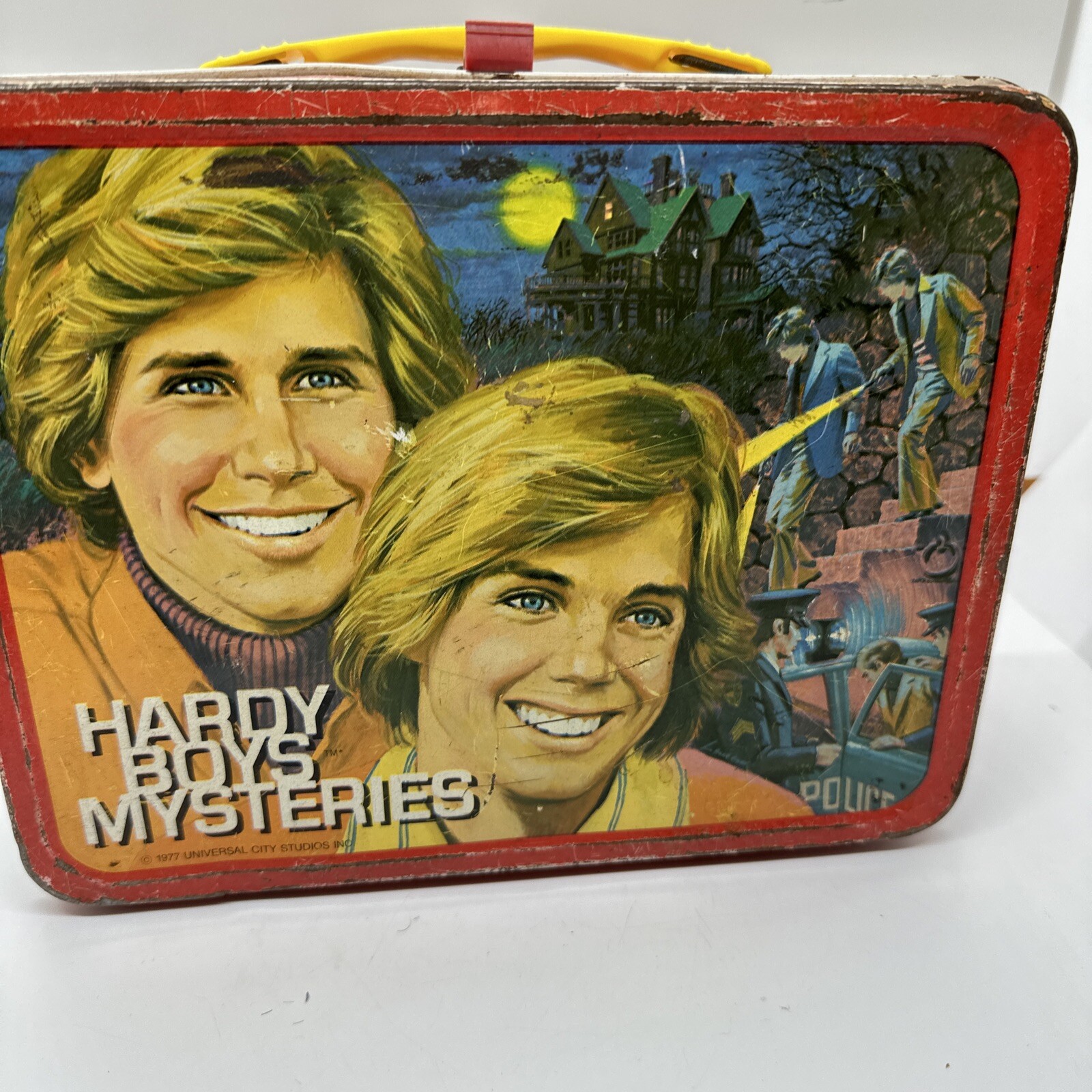 Hardy Boys Mysteries Metal Lunch Box No Thermos 1977 Universal Studios ...