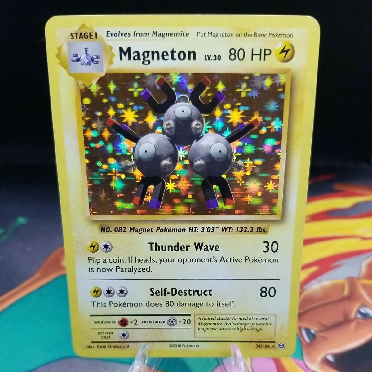 Magneton Pokemon Card
