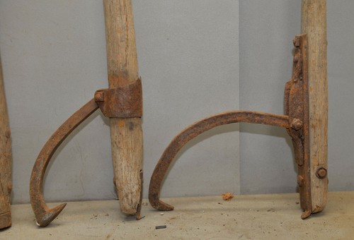 4 antique cant hook lumber log tool logging pick up hooks collectible ...