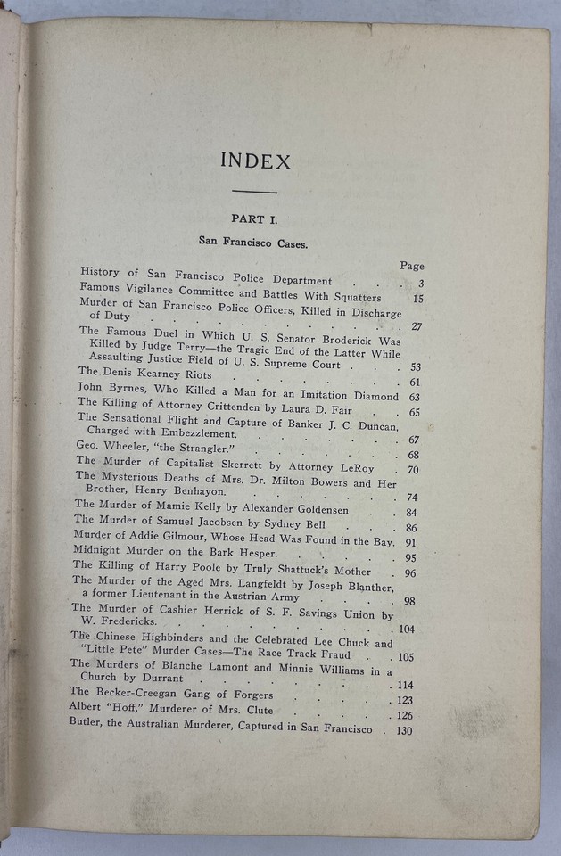 Celebrated Criminal Cases of America, Thomas S. Duke, 1910, 1st Edition ...