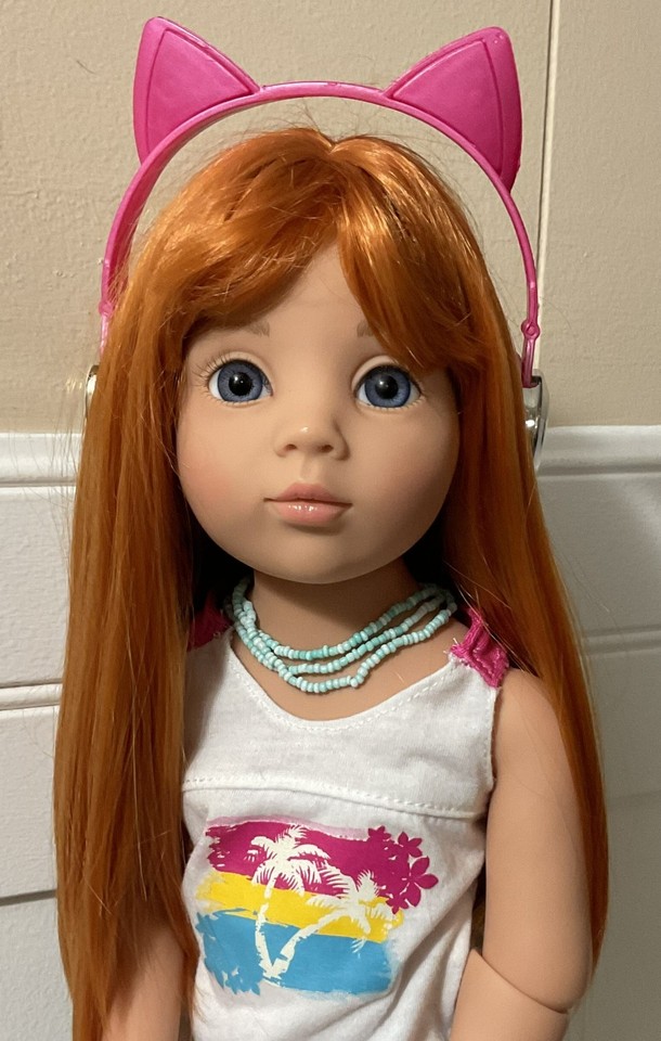 Gotz Happy Kidz Emily 19.5" Multi-Jointed Standing Doll - Custom Blue ...