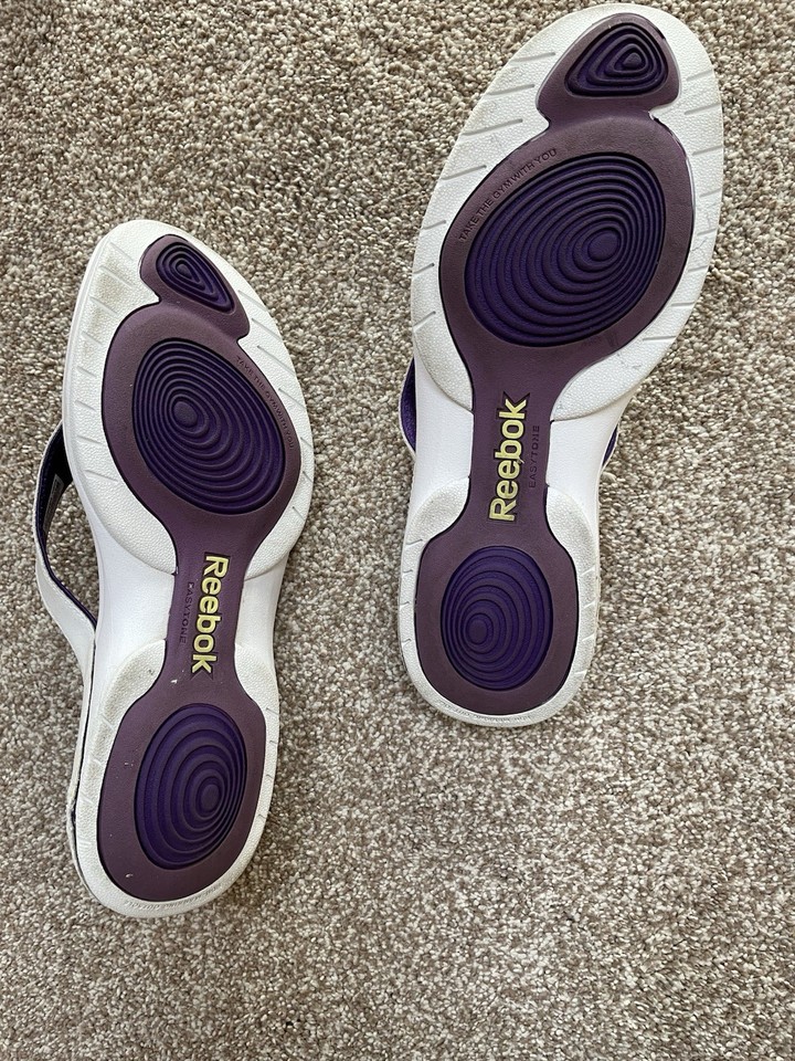 Reebok Easy Tone Flip Flops Size 7.5 | eBay UK