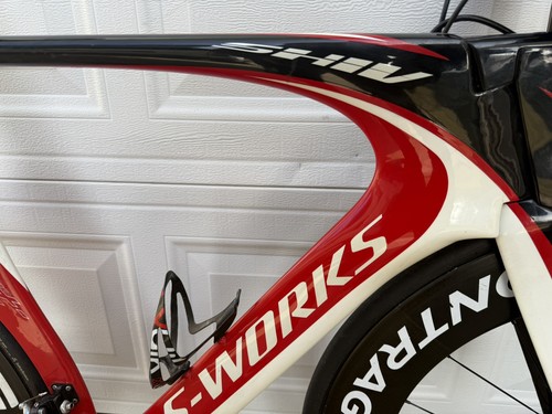 56cm Specialized Shiv S Works 2011 Carbon Time Trial Enve 2x10 SRAM Red ...