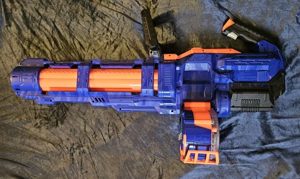 NERF N-Strike Elite Titan CS-50 Motorized 50 Dart Blaster/50 Round Drum ...