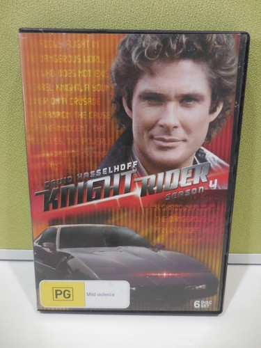 KNIGHT RIDER, SEASON 4. DAVID HASSELHOFF. DVD. 6 DISC SET. (B18) | eBay ...