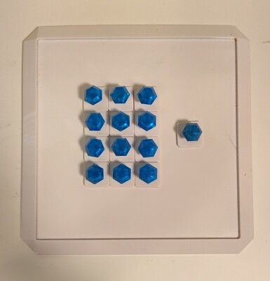 Bejeweled Gems Replacement Pieces Plastic 12 Pieces + 1 Power Gem Pink ...