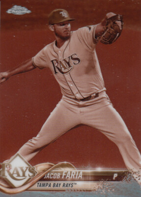 Jacob Faria 2018 Topps Chrome Sepia Refractor Card #57 | eBay