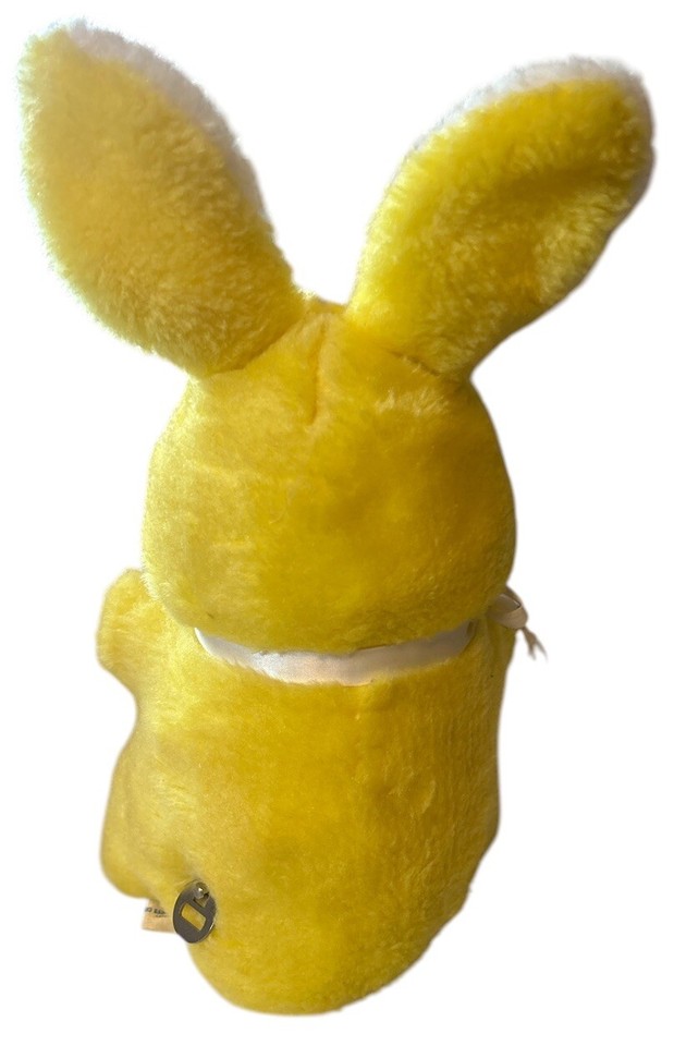Vtg Atlanta Plush Bunny Rabbit Toy Gerber Wind Up Plays Lullaby Approx ...