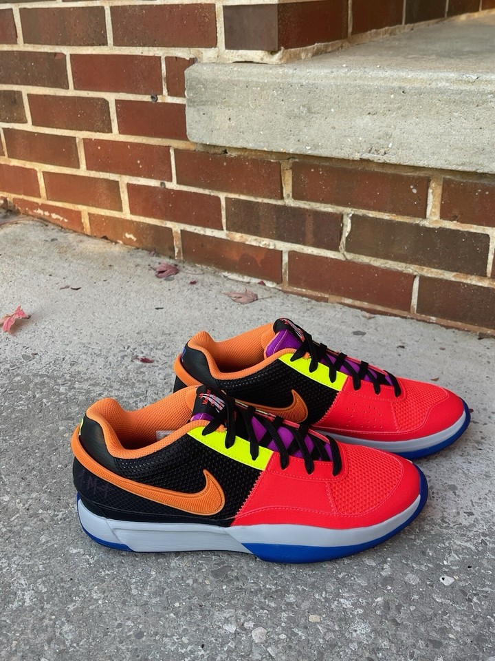 Nike Ja 1 Check Black Multicolor FJ4241-001 Men’s Basketball Shoes Mens ...