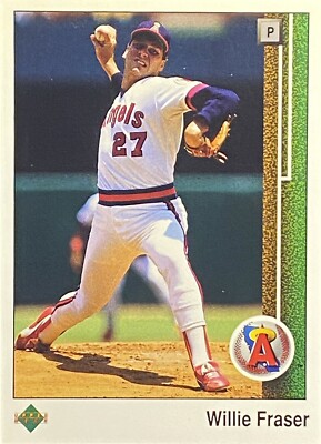 1989 Upper Deck #613 Willie Fraser California Angels Baseball Card | eBay