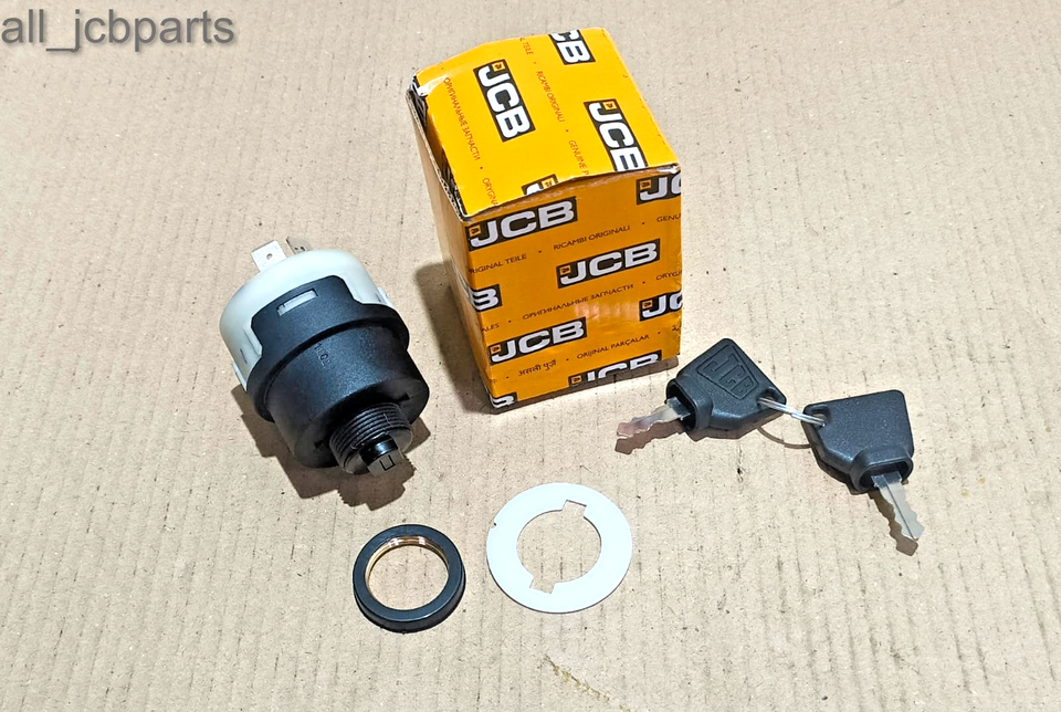 GENUINE JCB IGNITION SWITCH AND 2 KEYS (PART# 701/80184 701/45500) | eBay