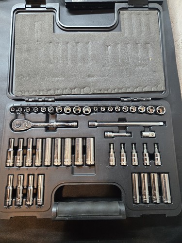 DURALAST 45 PIECE SAE & METRIC SOCKET SET 1/4” DRIVE | eBay