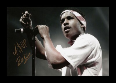 ASAP ROCKY AUTOGRAPHED SIGNED & FRAMED PHOTO PRINT | eBay UK