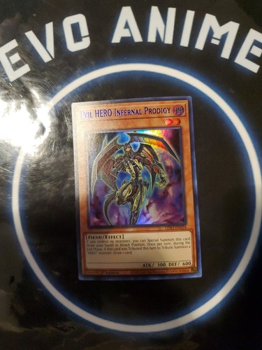 Evil HERO Infernal Prodigy LDS3-EN024 Ultra Rare (Blue) 1st Edition NM ...