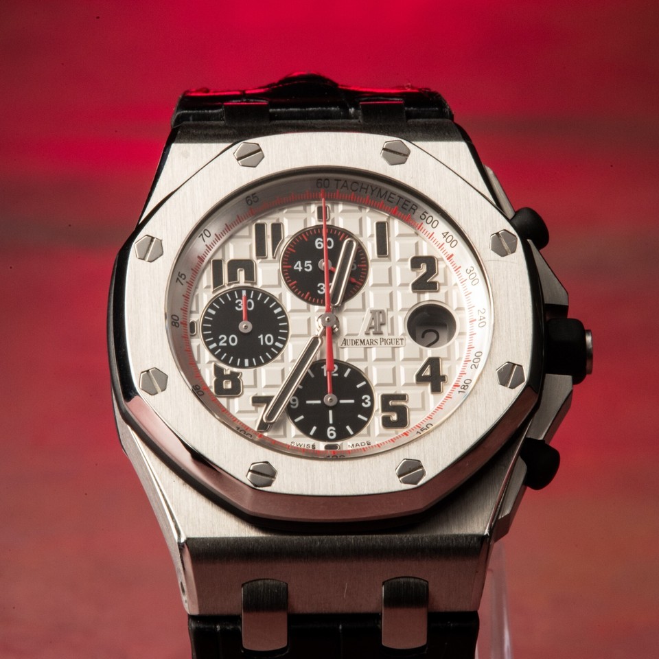 Audemars Piguet AP Panda Royal Oak Offshore White Dial Black ...