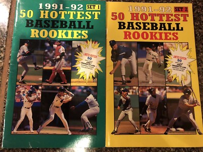 1991-1992 Score Baseball’s 50 Hottest Rookies Guidebooks For Set 1 And ...