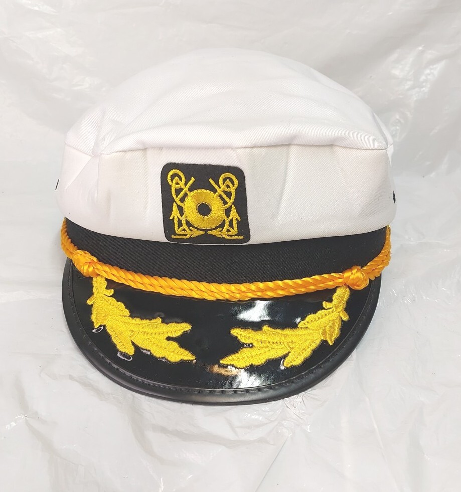 KANGAROO Yacht Captains Hat - Embroidered Navy Sailor Captain Hats for ...