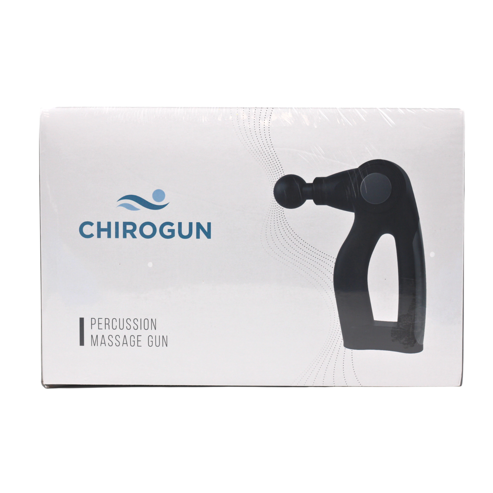 CHIROGUN PERCUSSION MASSAGE GUN 4 SPEEDS W/17 HEADS & 2 BALLS 2000MAH ...