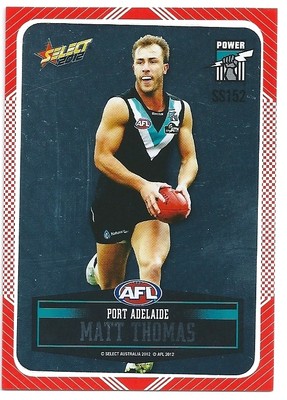 2012 Champions DIY Silver (SS152) Matt THOMAS Port Adelaide | eBay ...