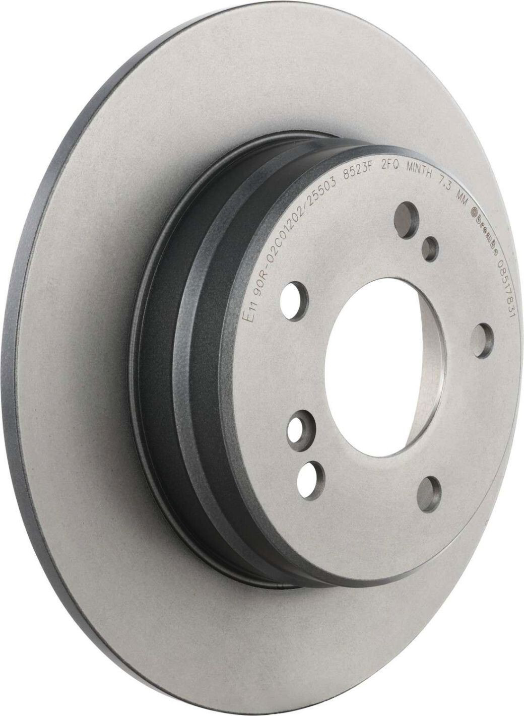 x2 brembo REAR Brake SOLID DISC Rotor Set for Mercedes VERIFY YEAR sLK ...