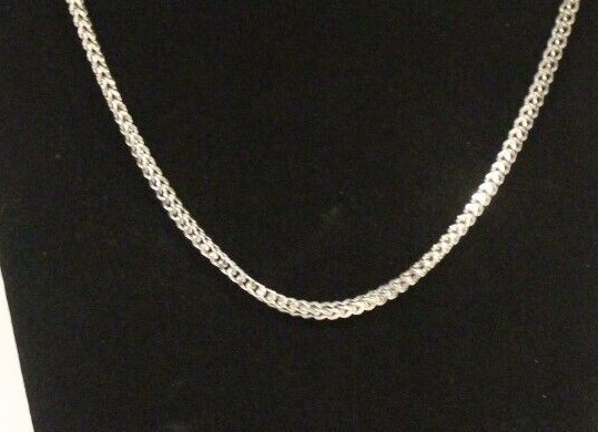 3 mm Cuban Link Chain Necklace Silver Plated SS Various Length Miami | eBay