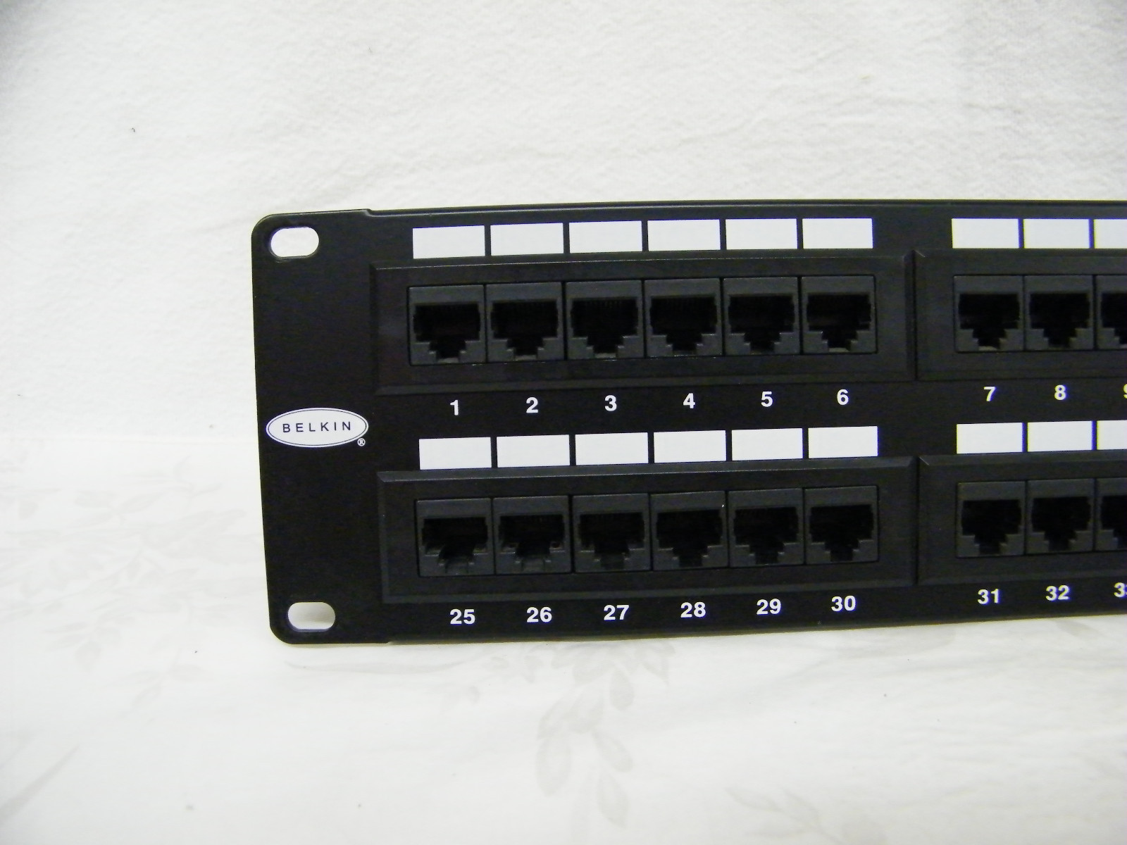 Belkin CAT5 Patch Panel 48 Ports Belkin 1R72 Wiring T568A&B E178881 | eBay