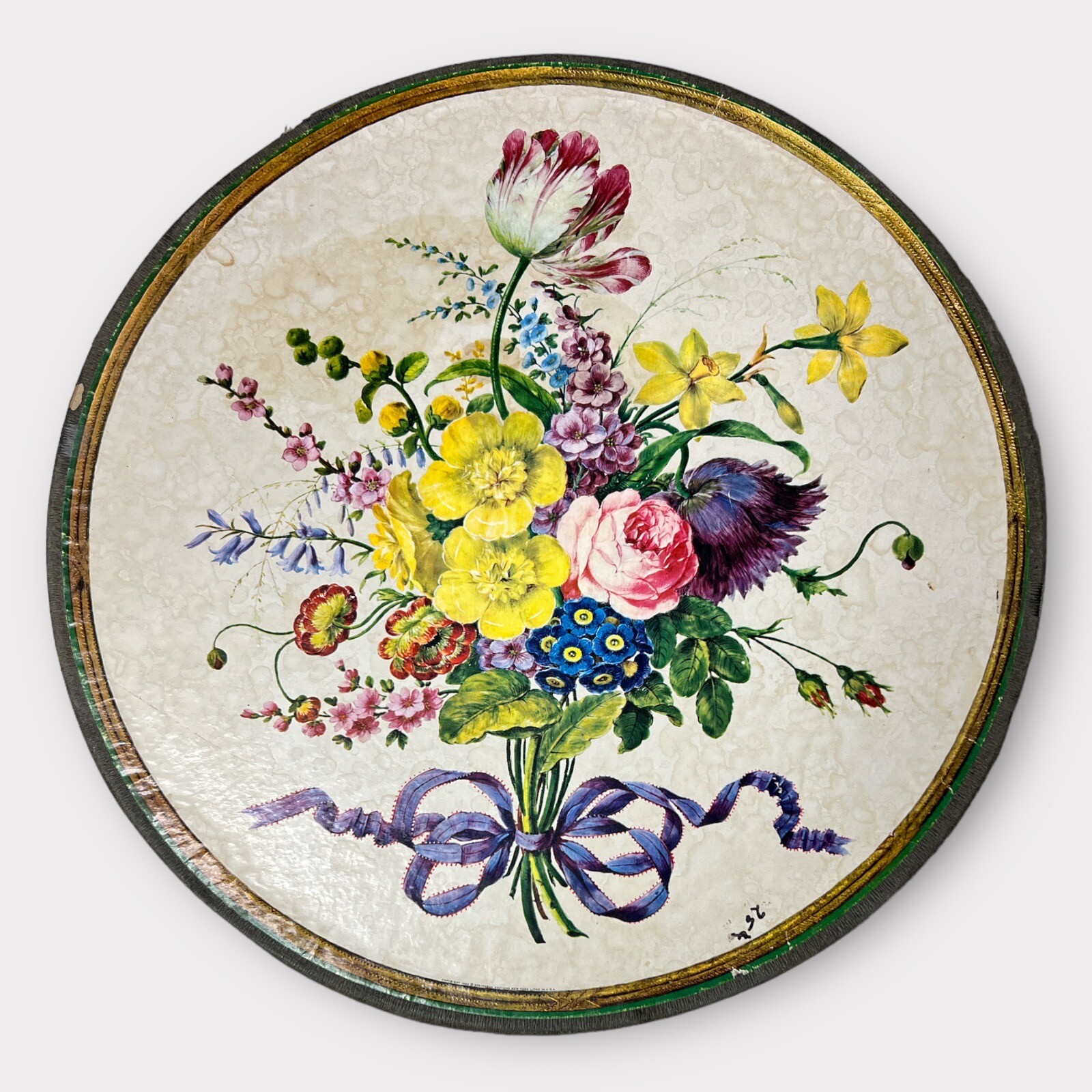 Vintage 1965 Springbok Circular Puzzle BOUQUET OF FLOWERS 500+pcs ...