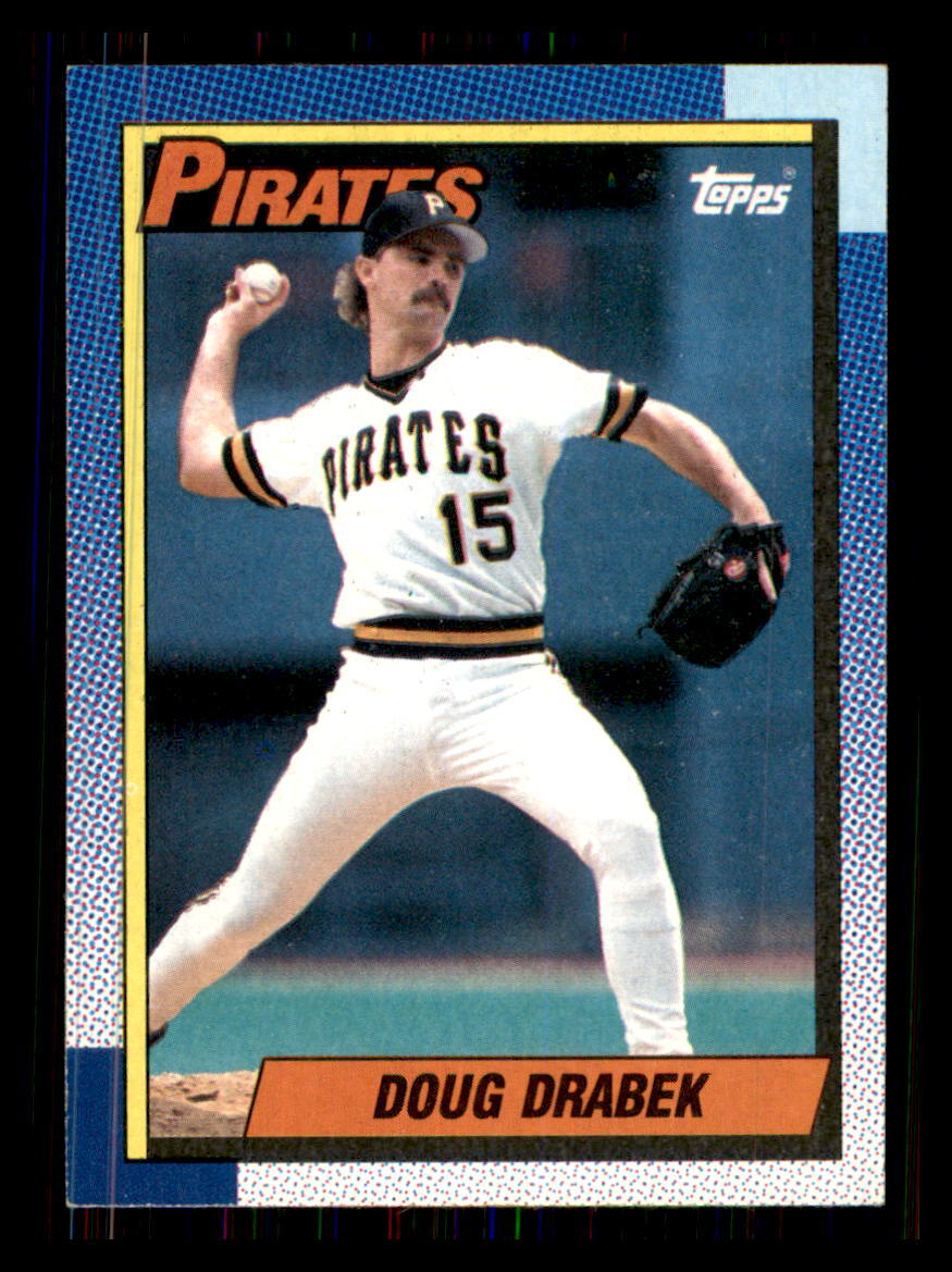 1990 Baseball Topps Doug Drabek Pittsburgh Pirates #197 | eBay