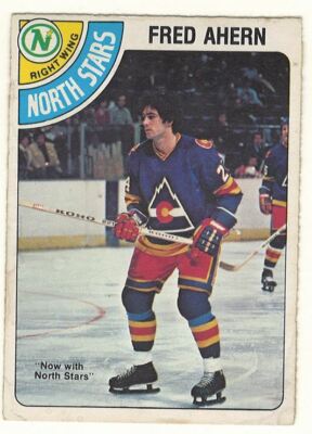 1978-79 O-PEE-CHEE # 386 FRED AHERN NORTH STARS - OPC HOCKEY - NO ...
