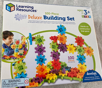 LEARNING RESOURCES GEARS GEARS GEARS! 100 PIECE BUILDING SET | eBay
