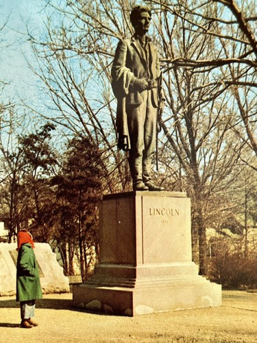 Lincoln The Soldier Dixon Illinois IL Postcard Vintage Card | eBay