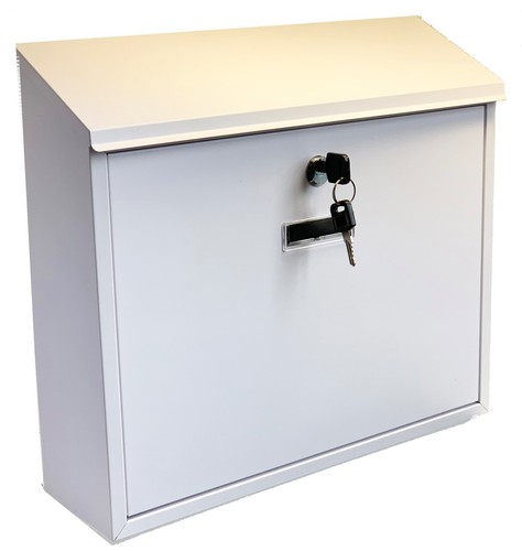 Buckingham Wall Mounted Large Steel Lockable Mail Box Post Letter Box ...