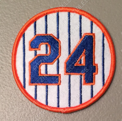 WILLIE MAYS NEW YORK METS RETIRED JERSEY NUMBER 24 QUALITY PATCH | eBay