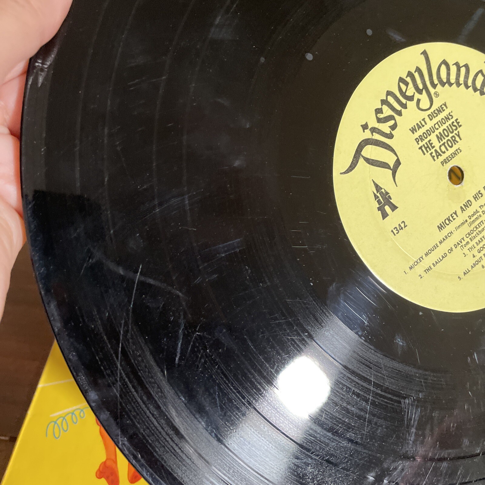 Walt Disney Productions The Mouse Factory Lp Disneyland Children 1972 ...