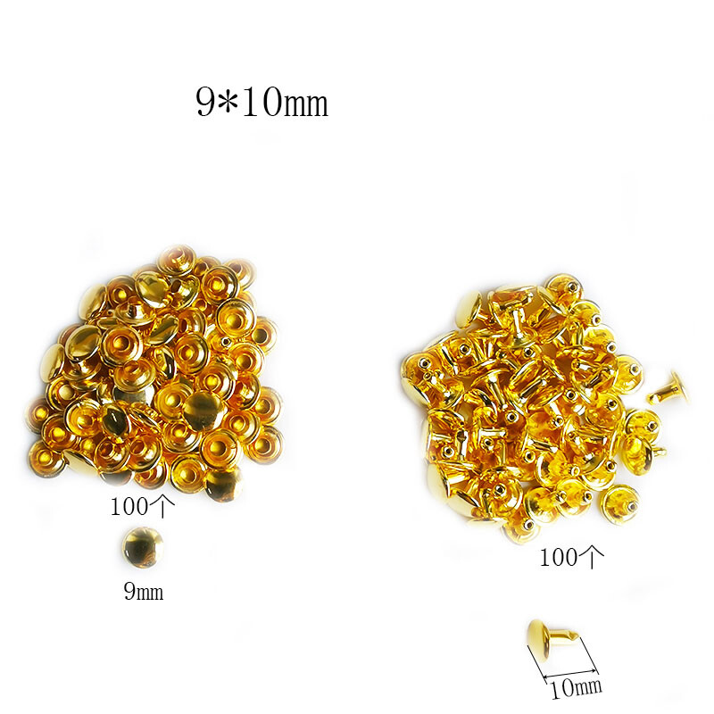 Double Cap Rivets Stud Rapid Rivets Leather Craft Repair 5mm 8mm 9mm ...