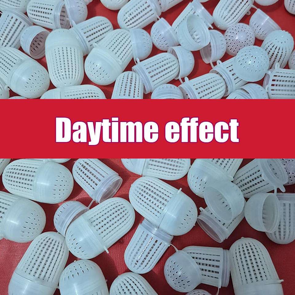 10pcs Fishing Baits Trap Cage Luminous Shrimp Lure Basket Holder Tackle ...