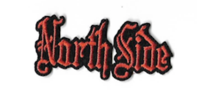North Side NorthSide Old English Letters Small Patch Size 2.25"x 1." | eBay