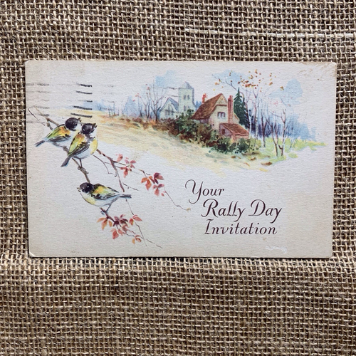 Rally Day Invitation Grace Lutheran Church Greenville Ohio Posted 1925 ...
