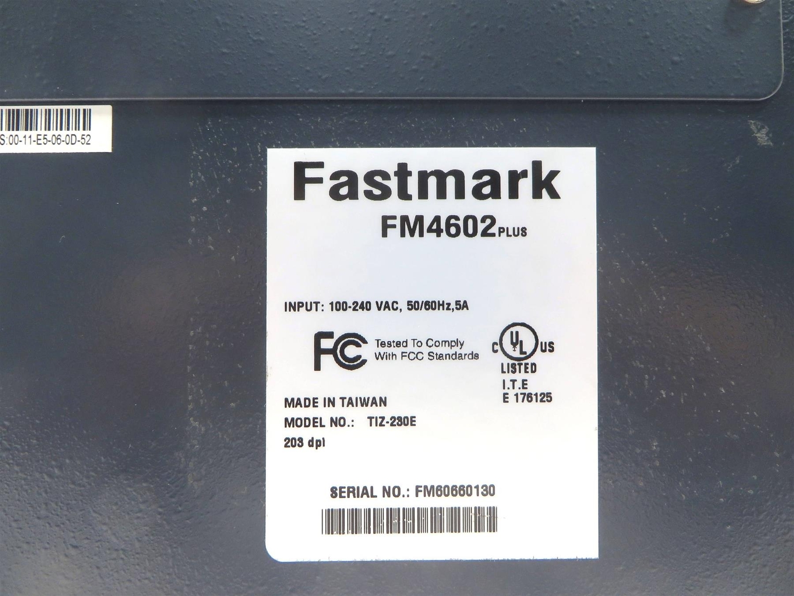 Fastmark FM4602 Plus Model TIZ-230E Thermal Label Barcode Printer | eBay
