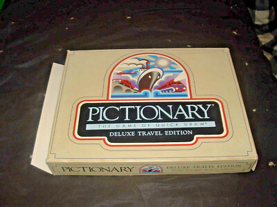 PICTIONARY The Game of Quick Draw DELUXE TRAVEL EDITION Complete SEALED ...