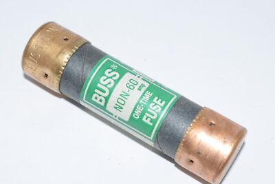 NEW Bussmann NON-60, 60 Amp 250V Cartridge Fuse | eBay