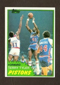 1981 Topps Basketball Card #mw84 Terry Tyler-Detroit Pistons | eBay