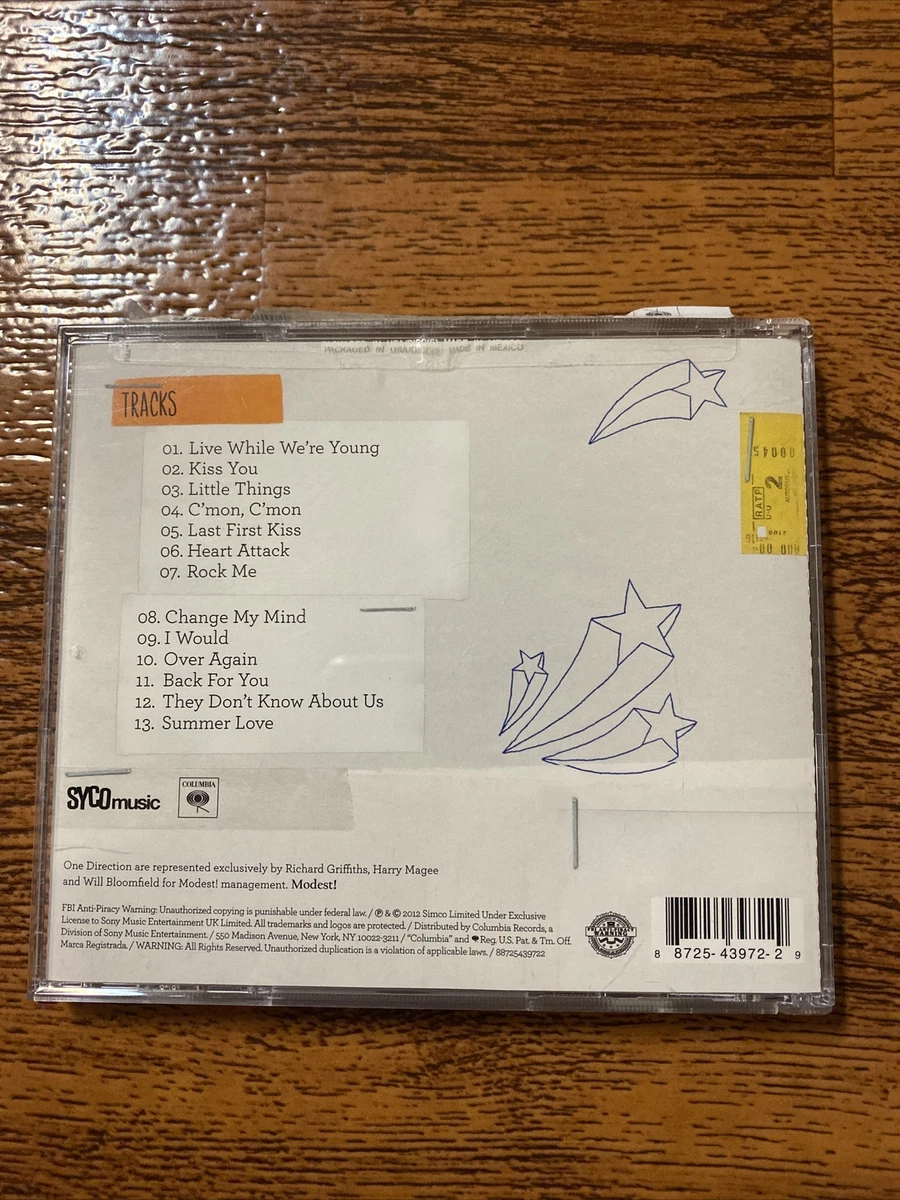 One Direction Back For You Album Cover