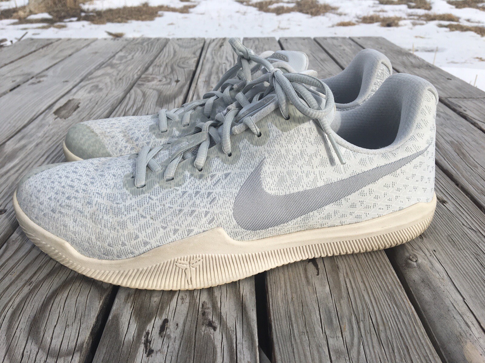 Nike Kobe Bryant Mamba Instinct White Gray Shoe Sneak… - Gem