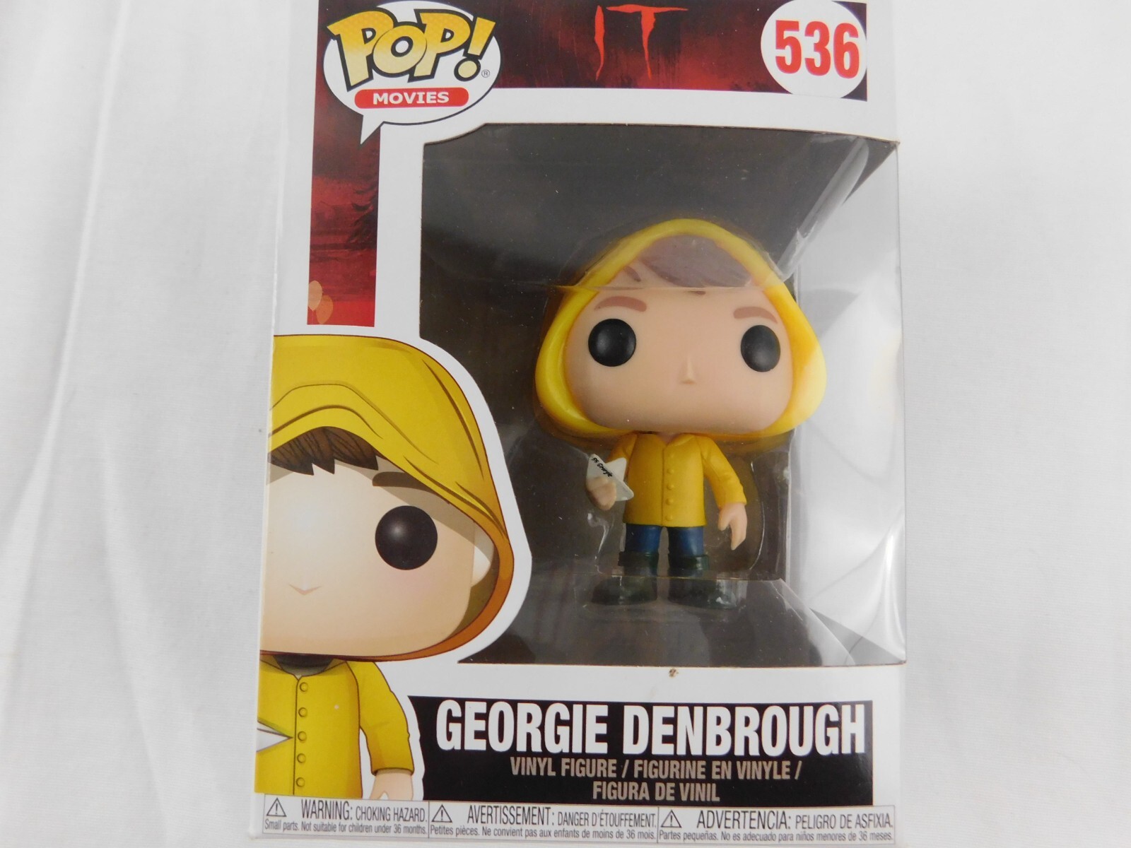 Funko Pop! Vinyl: It - Georgie Denbrough (No Arm) (Bloody) (Chase) #536 ...