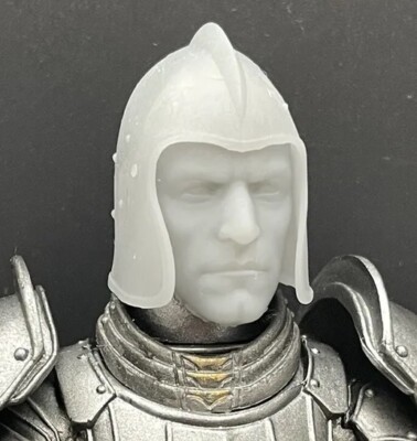Mythic Legions Knight Helmet head Sculpt With Removable Face Plate ...