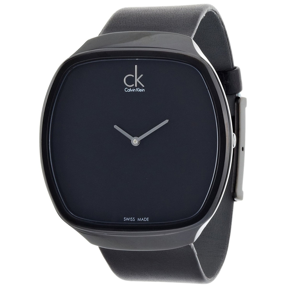 Calvin Klein Appeal Black Leather Strap Ladies Watch Calvin Klein Appeal Black Leather Strap Ladies Watch