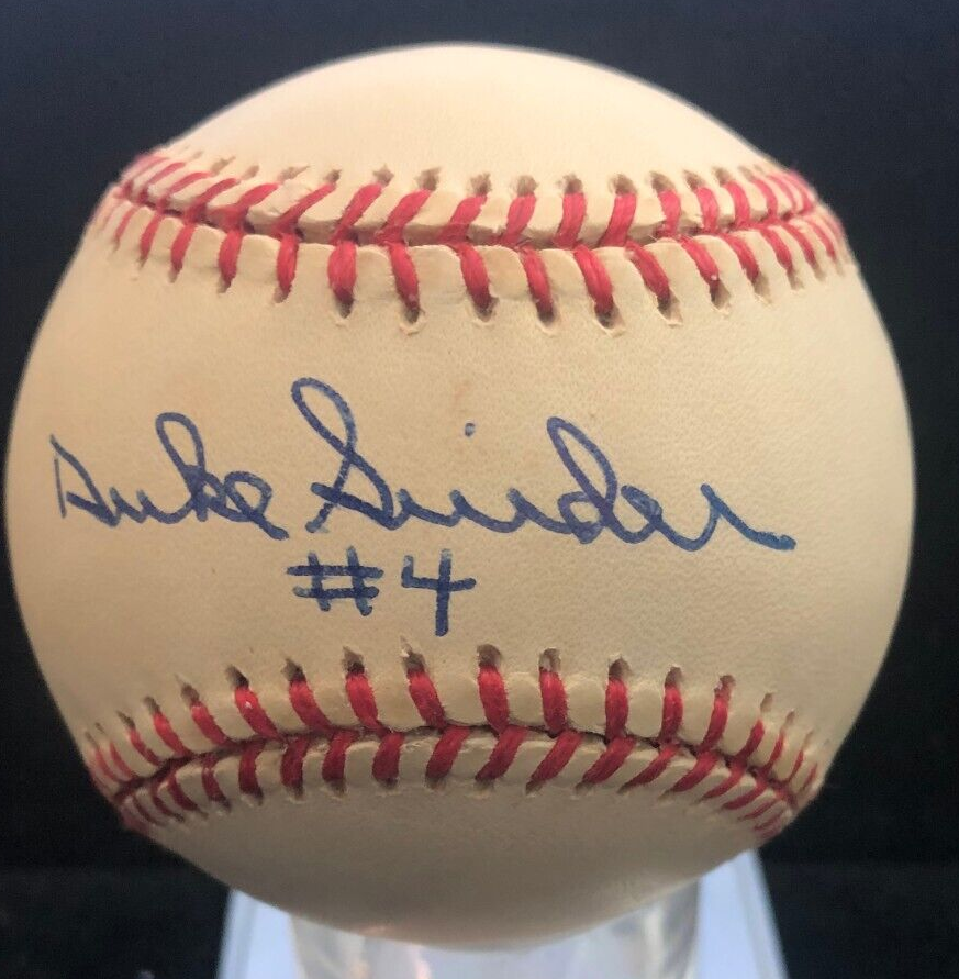 Duke Snider Autographed Memorabilia | Signed Photo, Jersey ...