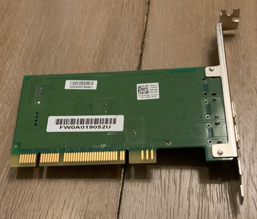 Dell 2 Port IEEE-1394 PCI FireWire Controller Card H924H FAE10 | eBay