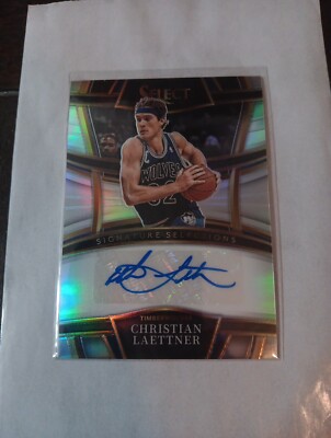 2022-23 Panini Select Signature Selections Christian Laettner SS-CHL ...